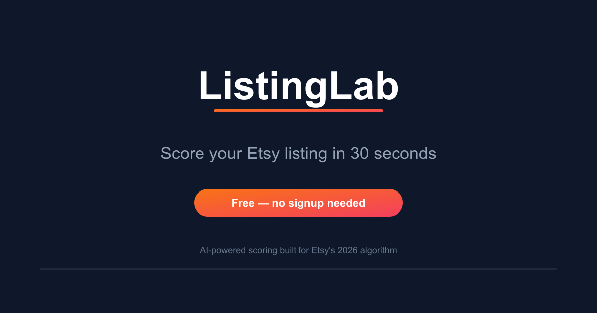 Etsy Algorithm 2026: What Changed and How to Rank Higher | ListingLab